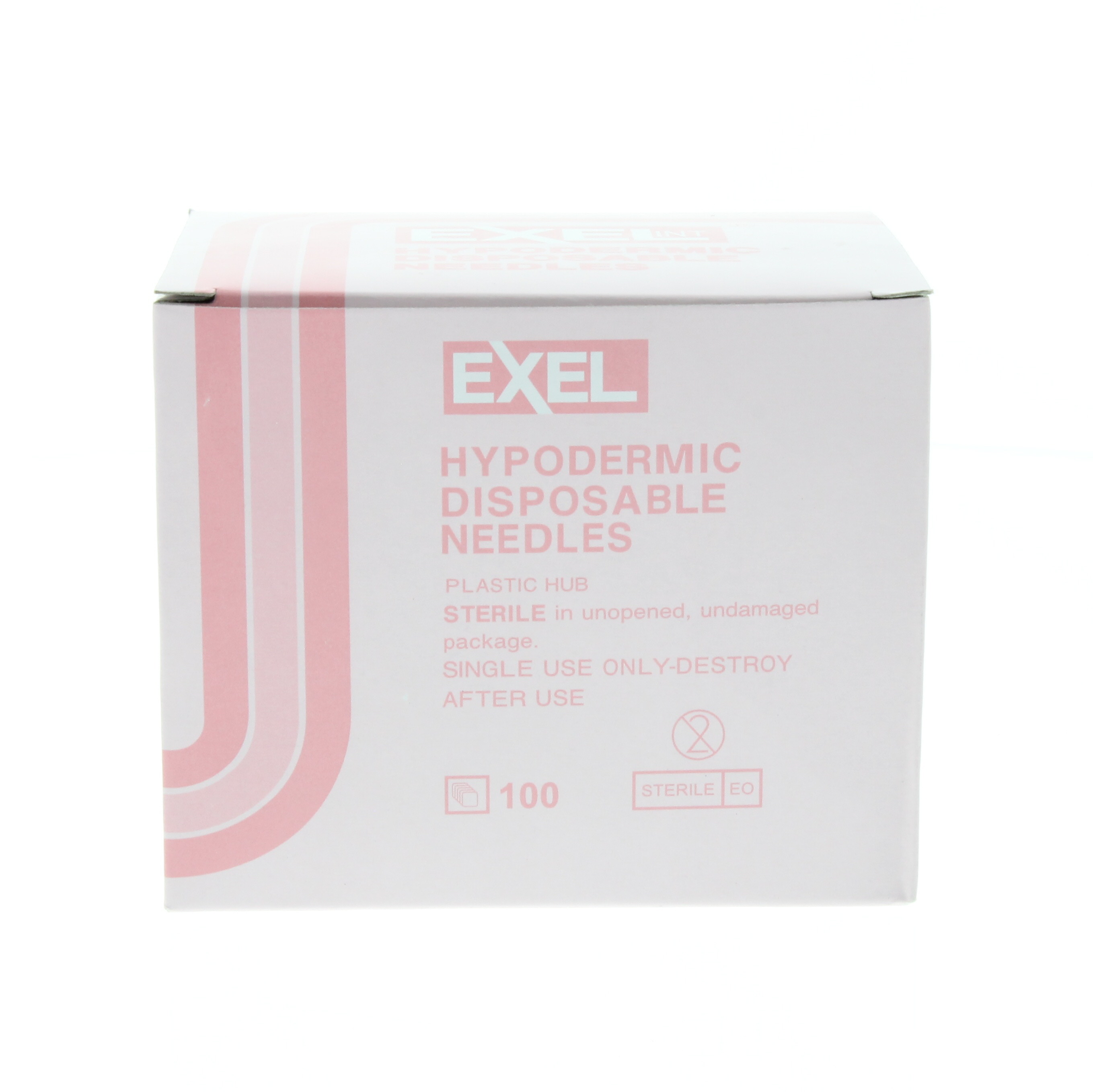 Clint Pharmaceuticals: Exel 19g x 1 Inch Needle - Box/100