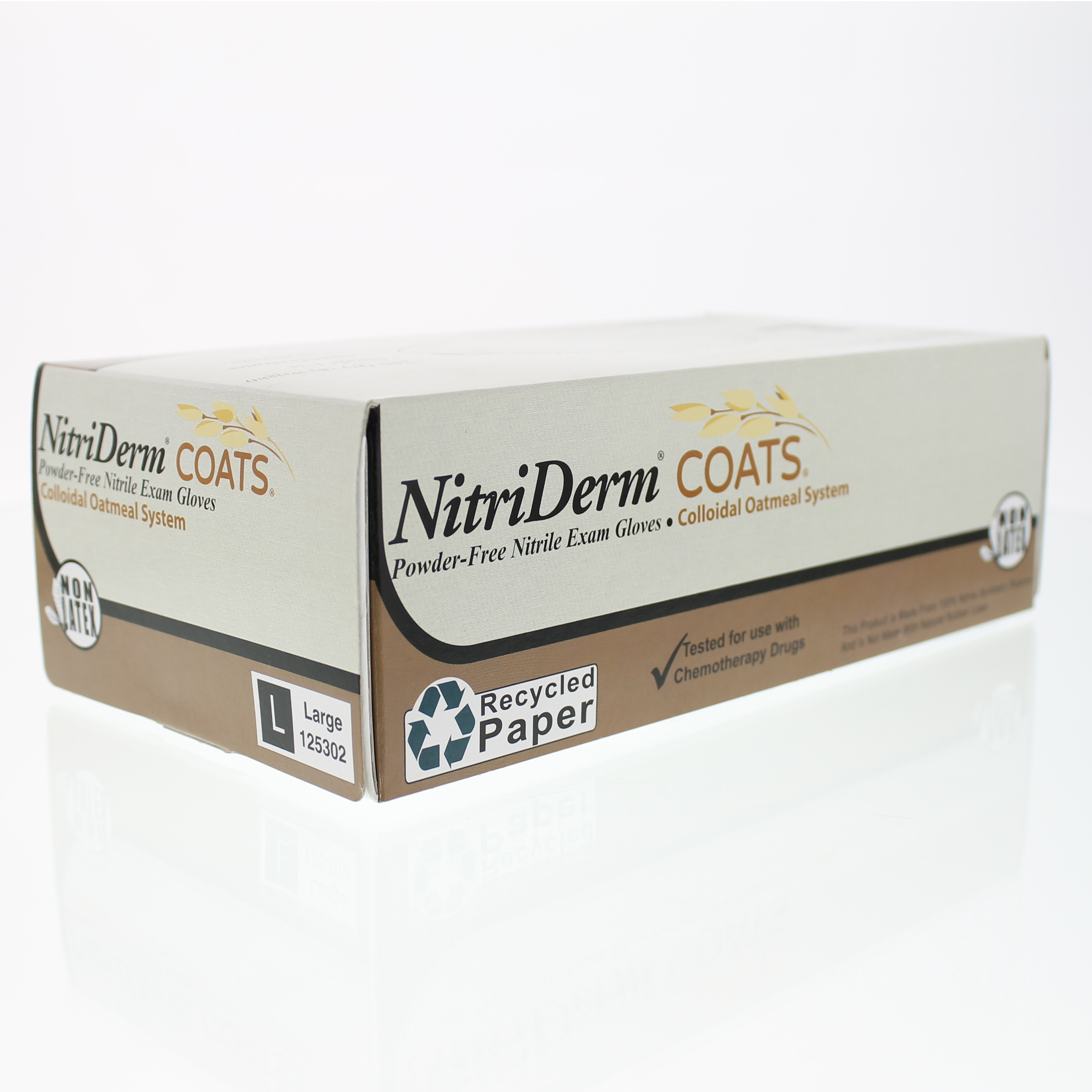 Clint Pharmaceuticals: NitriDerm® COATS® Exam Gloves - Nitrile - Powder ...