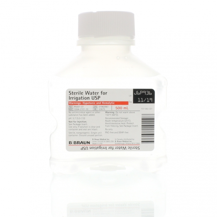 Clint Pharmaceuticals: Sterile Water Irrigation Solution - 500ml Bottle ...
