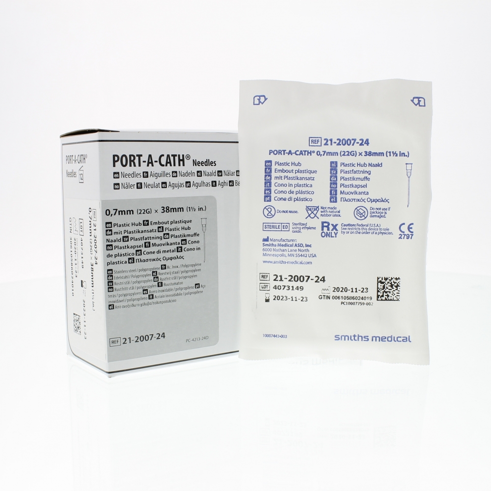 Port-A-Cath Huber Needle 22g X 1-1/2 Box/12: Clint, 58% OFF
