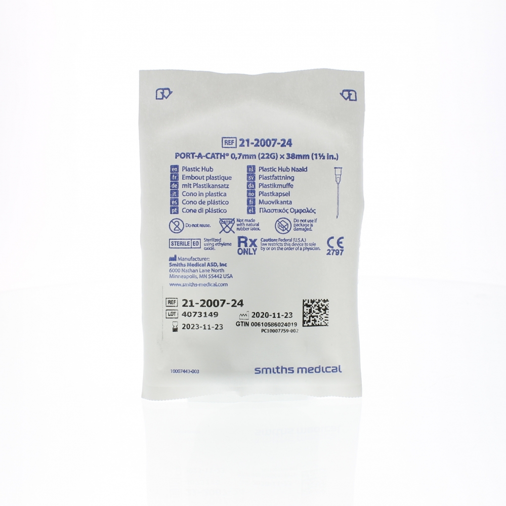 Port-A-Cath Huber Needle 22g X 1-1/2 Box/12: Clint, 58% OFF