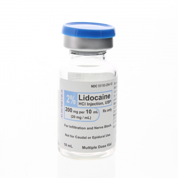 Clint Pharmaceuticals: Lidocaine 2% 10ml MDV