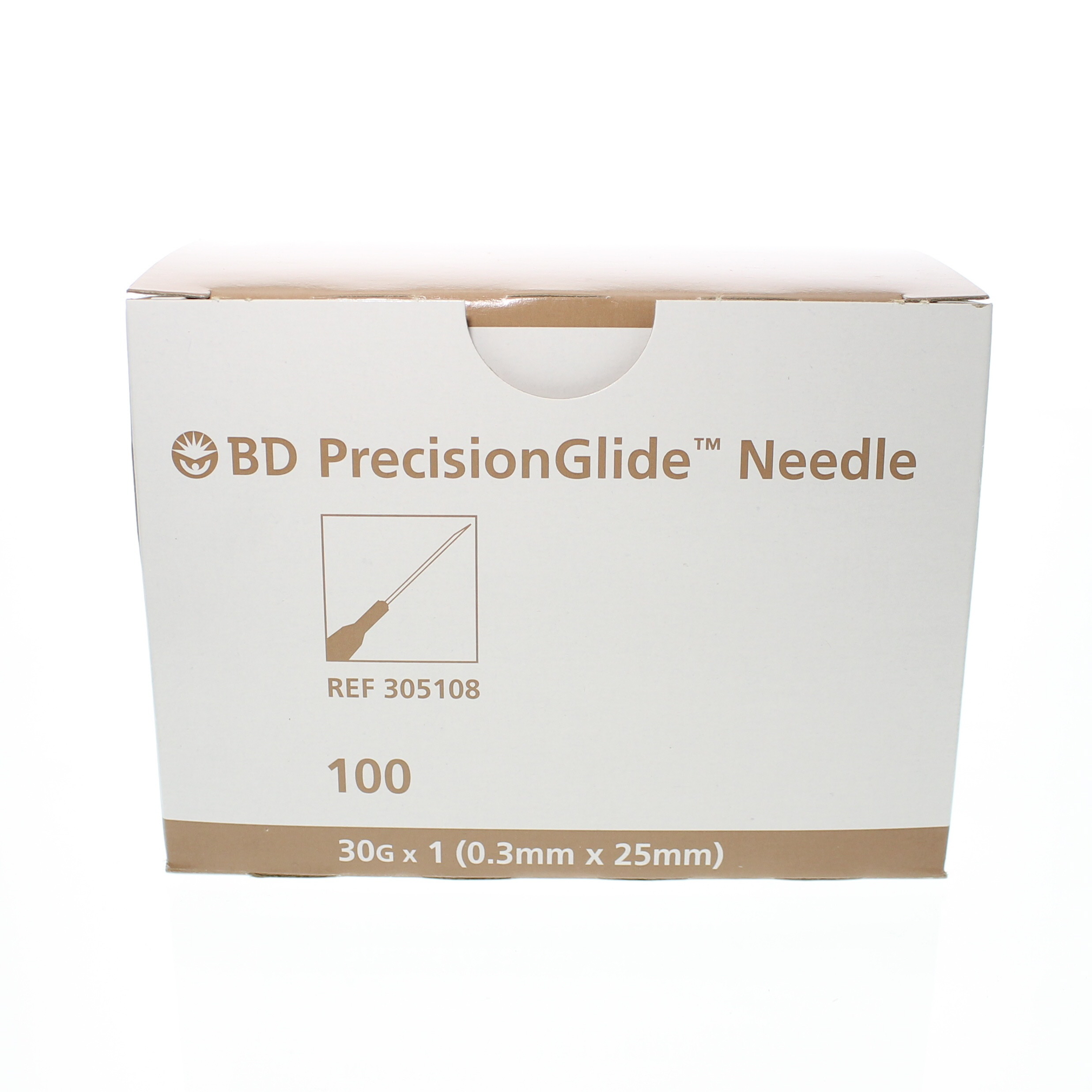 Clint Pharmaceuticals: BD 30g x 1 Inch Needle - Box/100