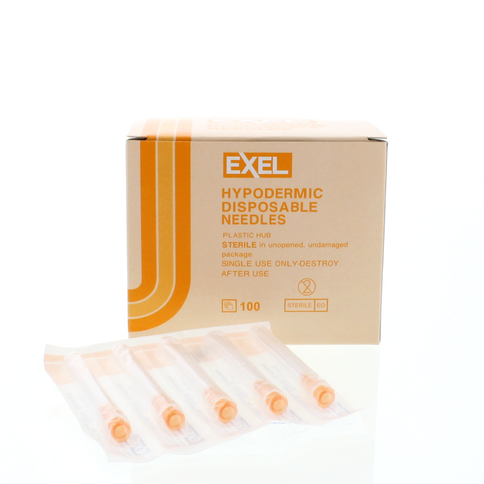 Clint Pharmaceuticals: Exel 25g x ⅝ Inch Needle - Box/100